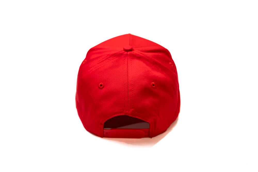 Precurved Dallas snapback - RED