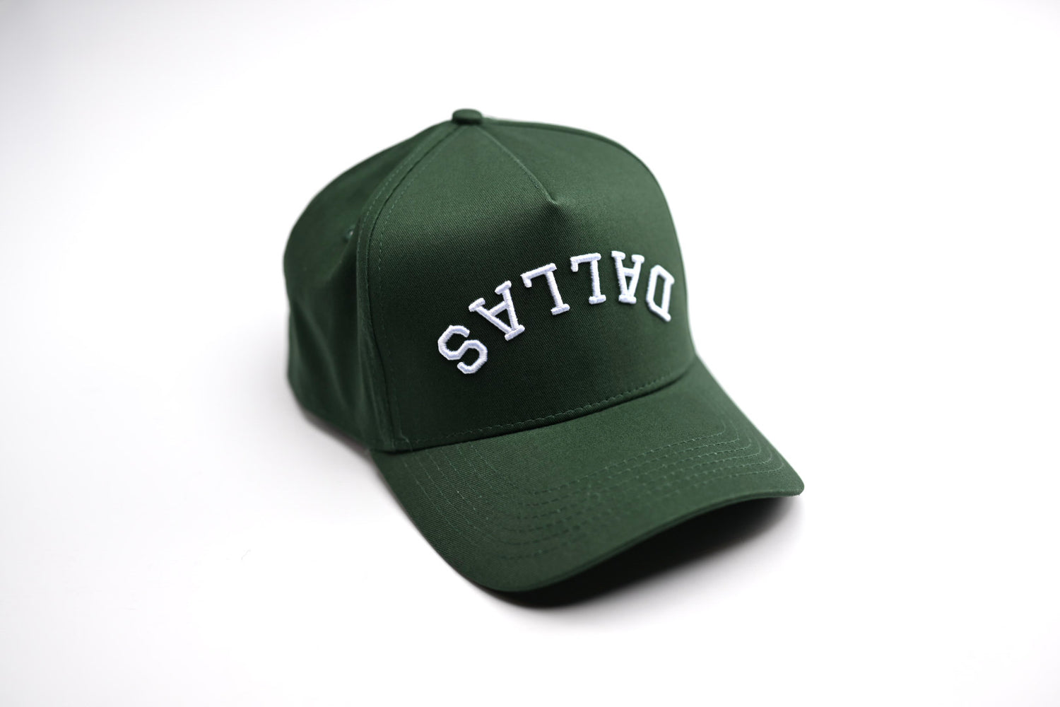 Upside Down Dallas snapback - Forest Green
